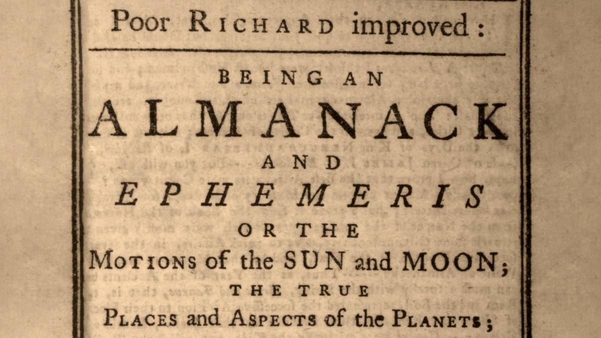 Franklin’s Endlessly Quotable Poor Richard’s Almanack | Benjamin ...