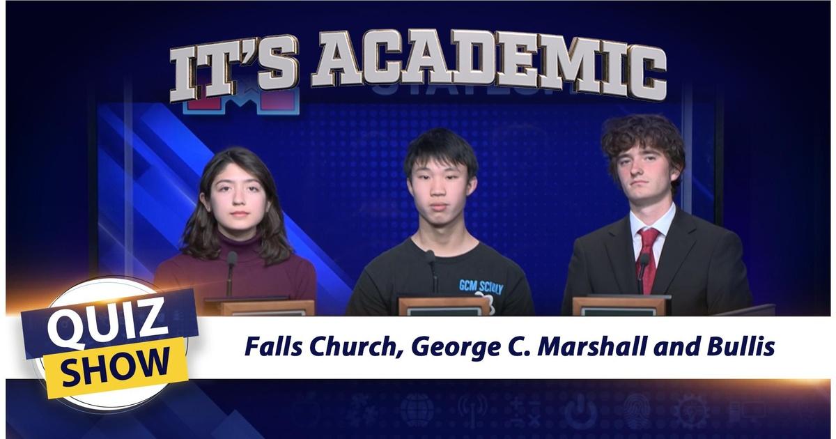 It's Academic | Falls Church, George C. Marshall and Bullis | Season ...