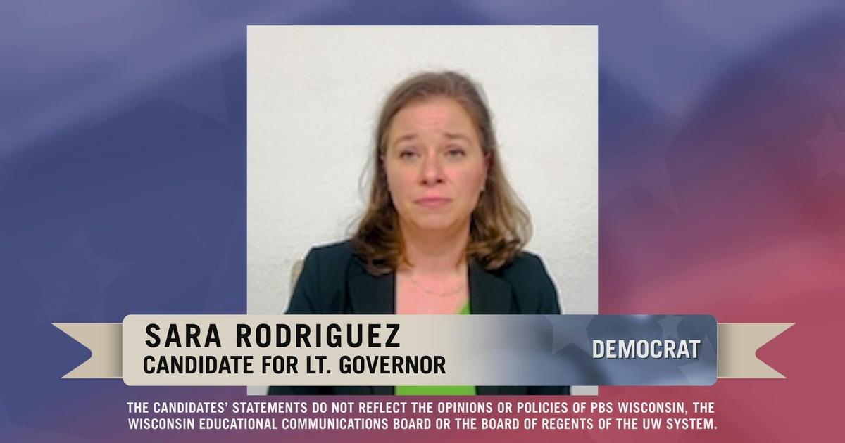 PBS Wisconsin Public Affairs | 2022 Candidate Statement: Sara Rodriguez ...