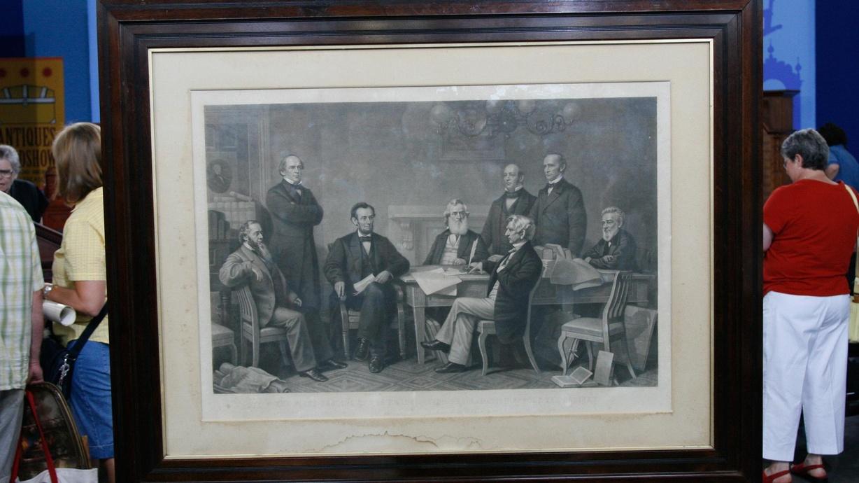 Appraisal: Abraham Lincoln "Emancipation Proclamation" Print | Watch on ...