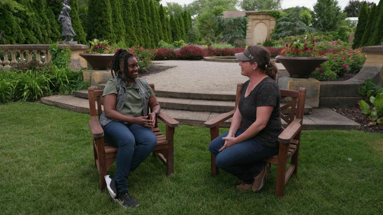 Angela Fitzgerald Strolls Around Paine Art Center & Gardens | Watch on ...