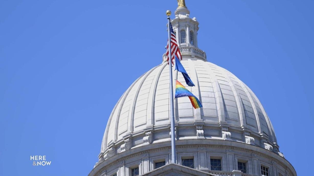 Pride Flag Raised Over State Capitol