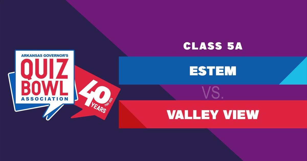 Quiz Bowl | Quiz Bowl 2025: 5A - ESTEM vs Valley View | Season 2025 | PBS