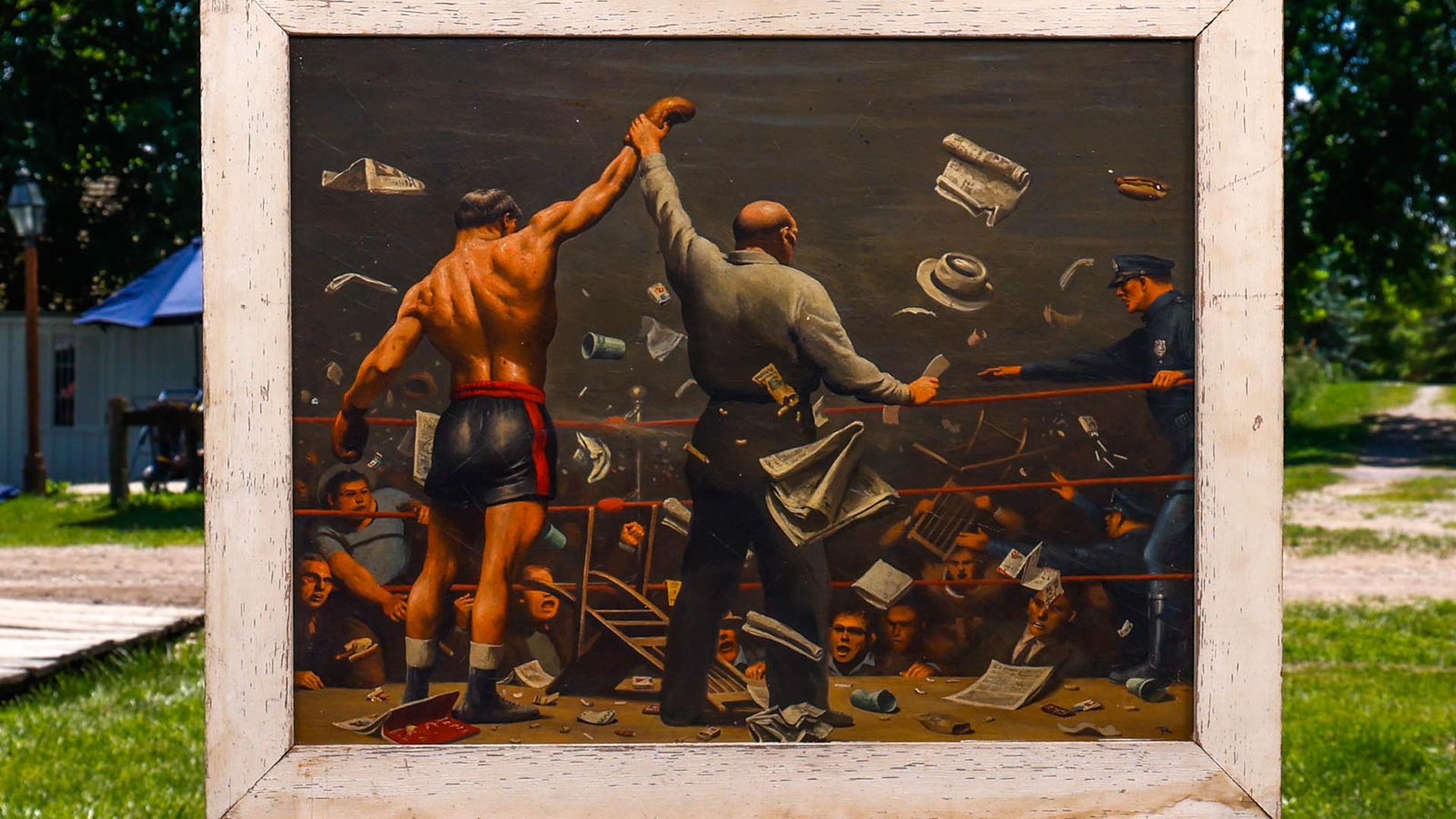 Appraisal: Robert Riggs Saturday Evening Post Illustration, ca. 1951 ...