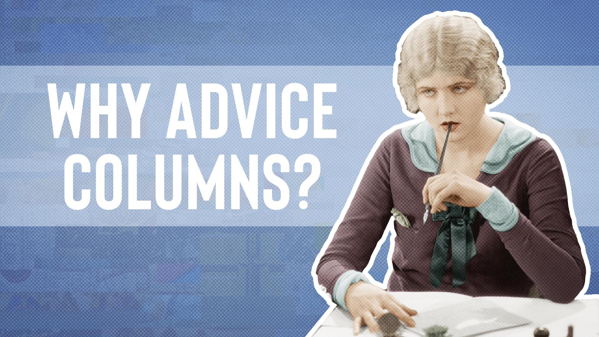 Where did Advice Columns Come From? | Origin of Everything | ALL ARTS