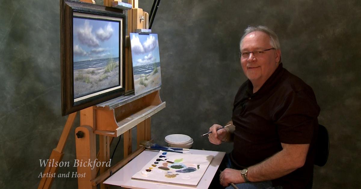 Painting with Wilson Bickford | Wilson Bickford "Ocean Afternoon" Part ...