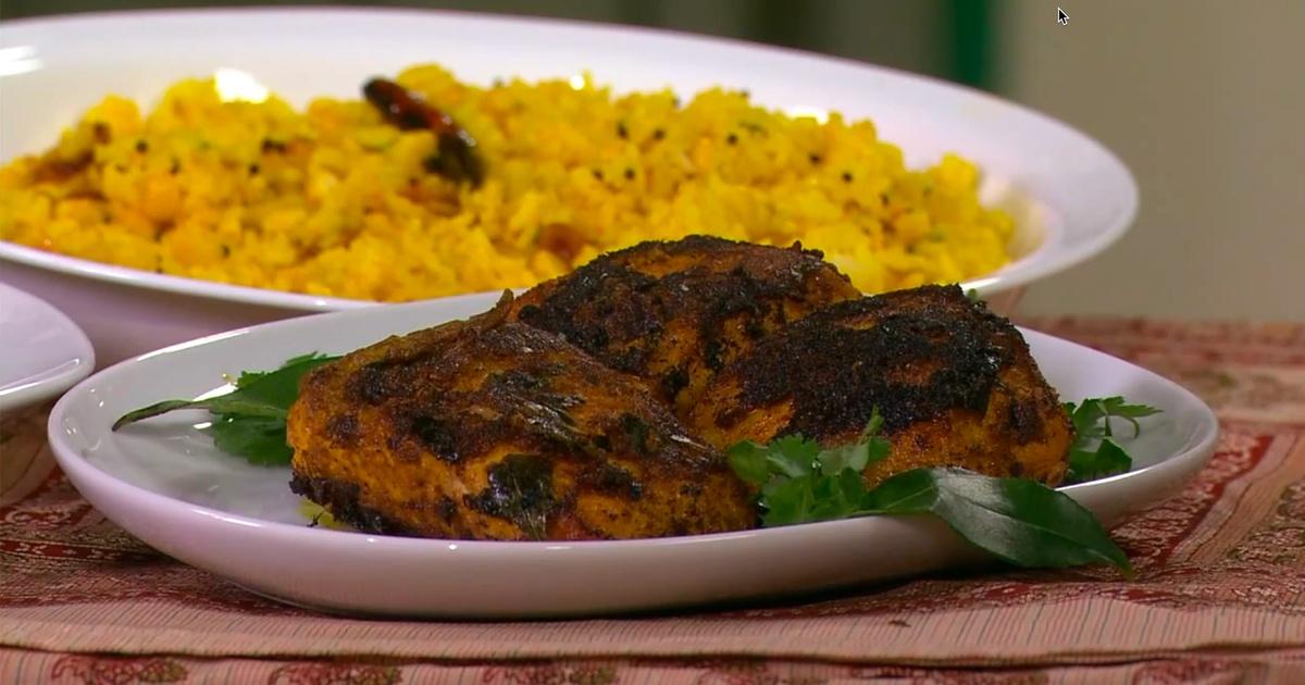 Healthful Indian Flavors with Alamelu | • Spice-Rubbed Seared Salmon ...