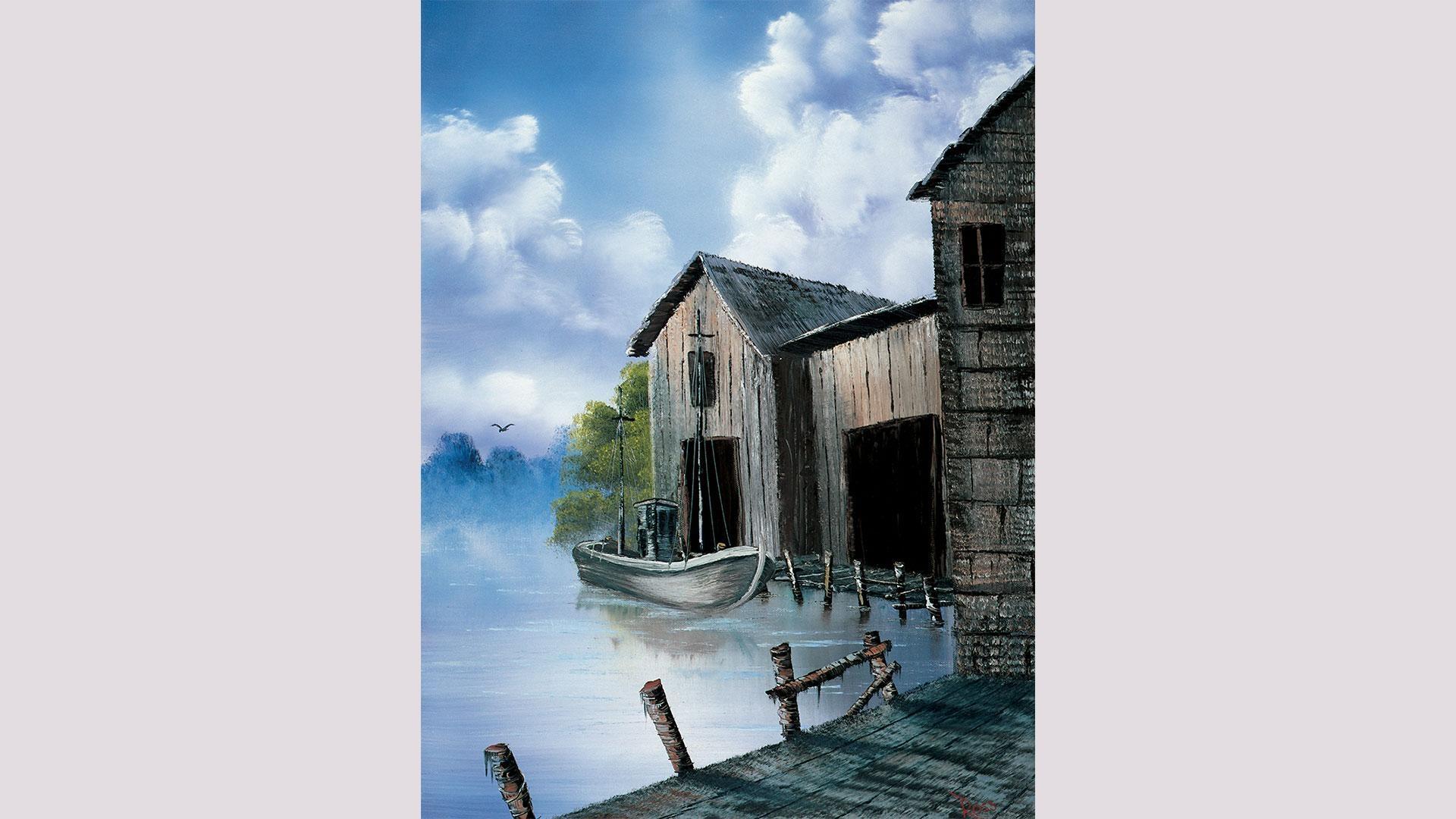Dock Scene | The Best of the Joy of Painting with Bob Ross | THIRTEEN ...