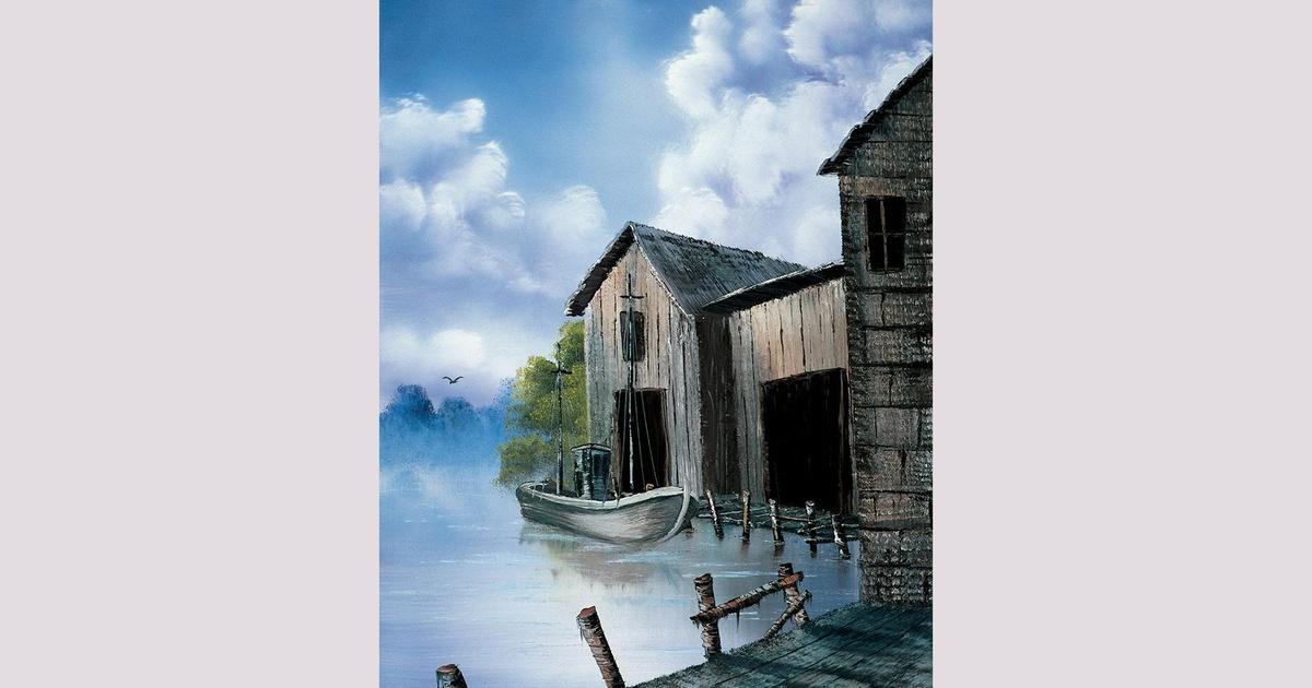The Best of the Joy of Painting with Bob Ross | Dock Scene | Season 40 ...
