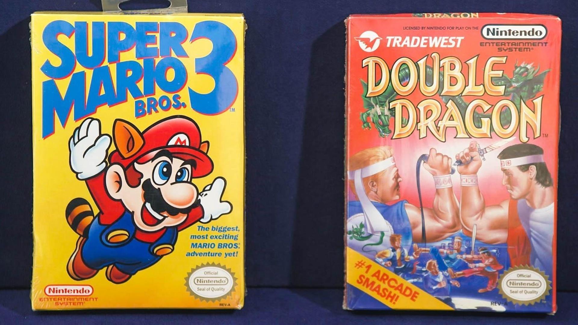 Appraisal: 1990 Super Mario Bros. 3 & 1988 Double Dragon | Antiques ...