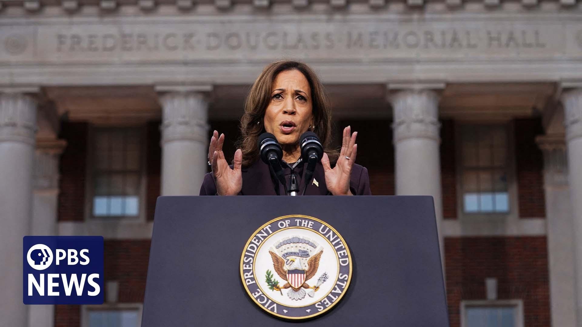 Harris addresses supporters after losing 2024 presidential election ...
