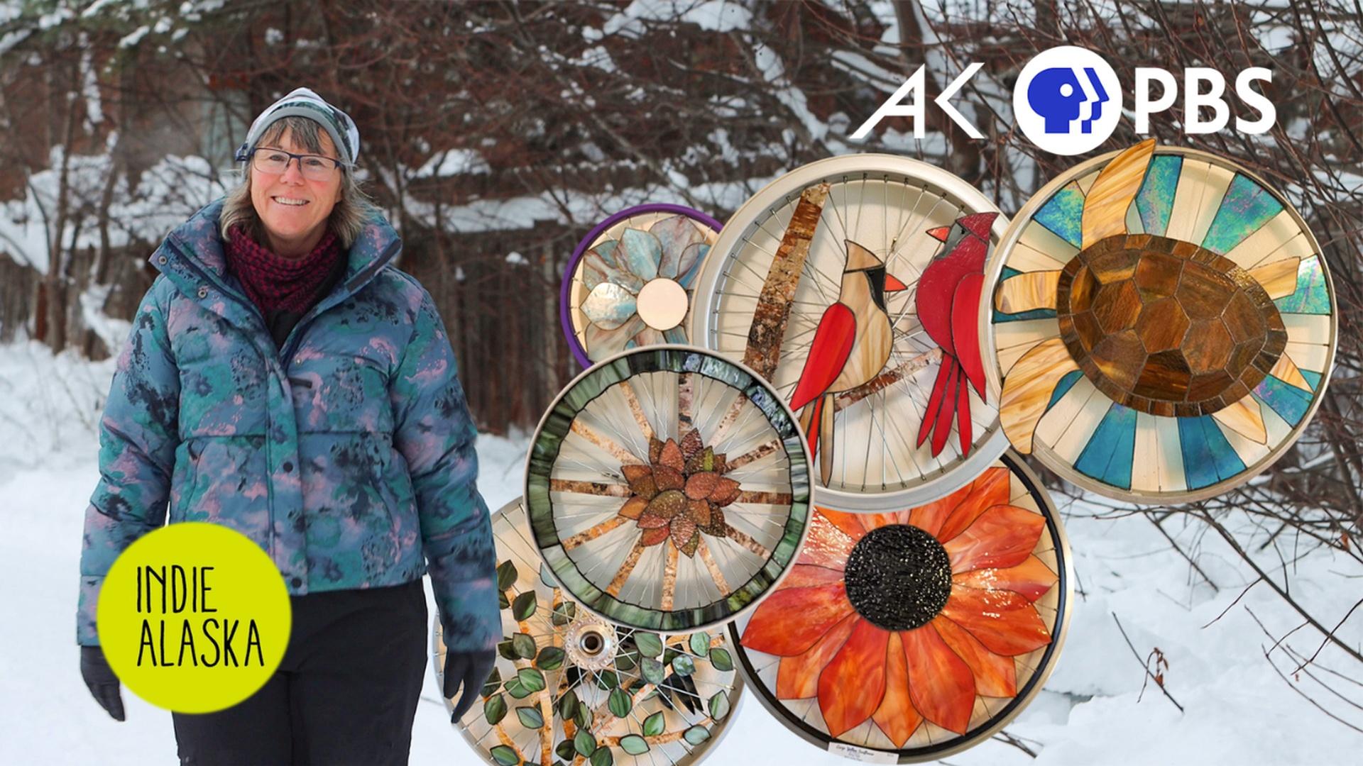 Making Technicolor Glass Art From Upcycled Junk | Indie Alaska | ALL ARTS