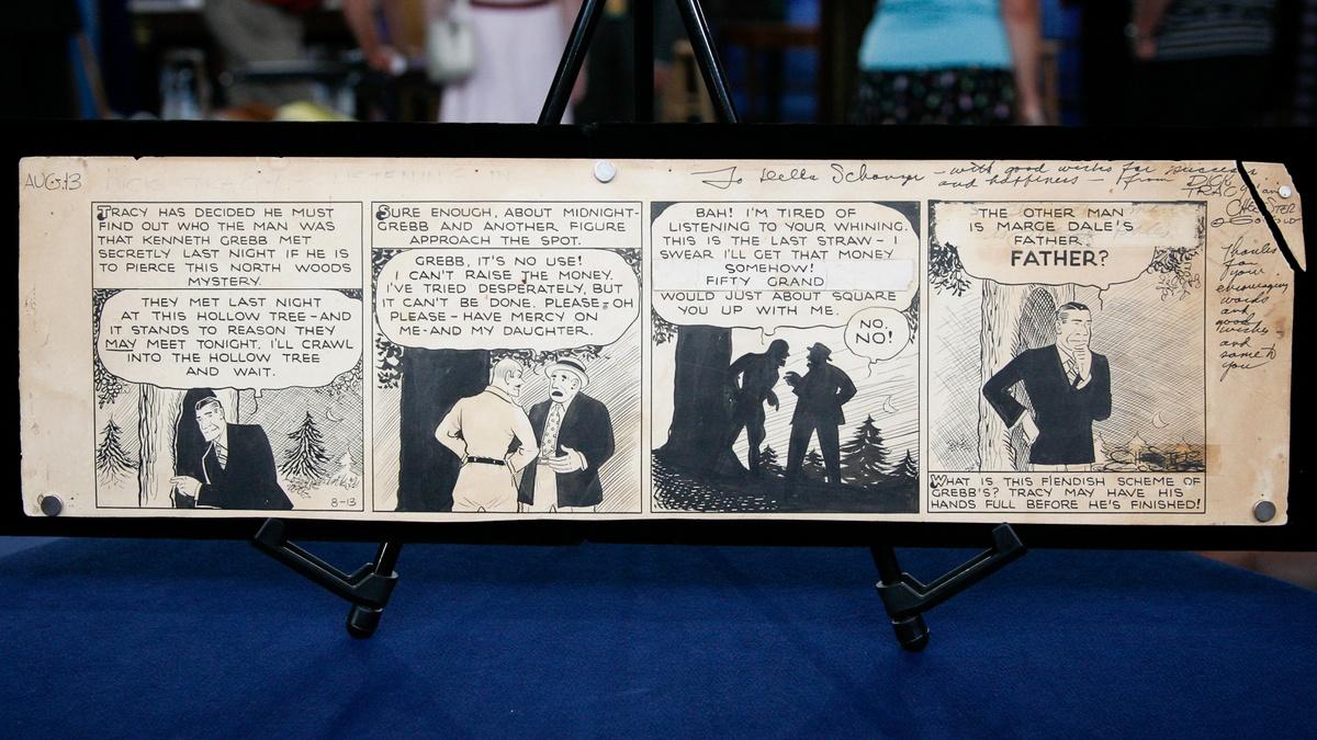 Appraisal: 1932 Signed "Dick Tracy" Original Comic Strip | Antiques ...