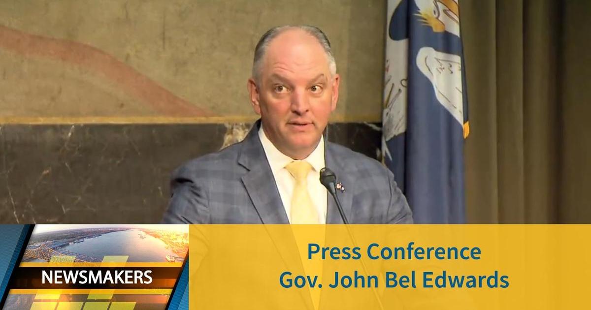 Newsmakers | Press Conference | Gov. John Bel Edwards | 06/22/2018 ...