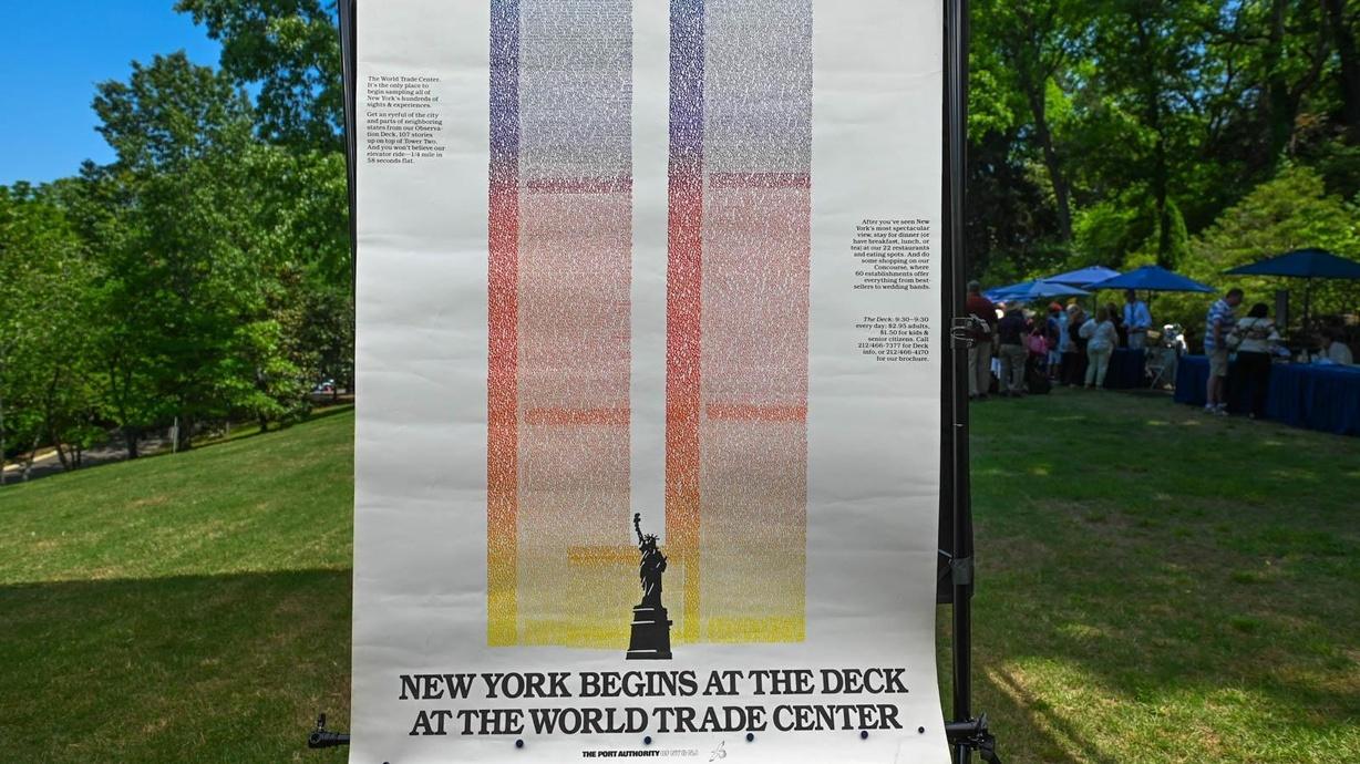 Appraisal: World Trade Center Bus Stop Poster, ca. 1987 | Watch ...