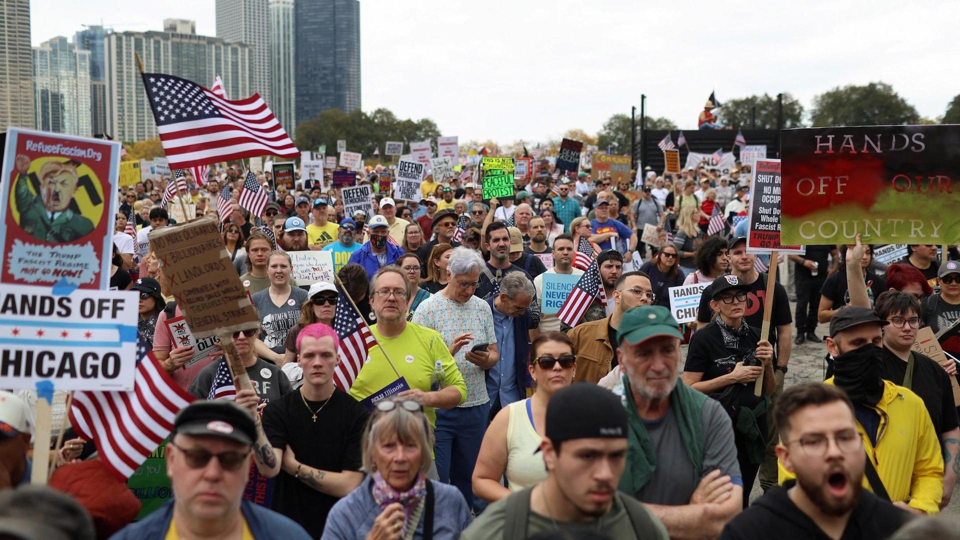 ‘We intend to defend our democracy,’ says protest organizer | PBS News ...