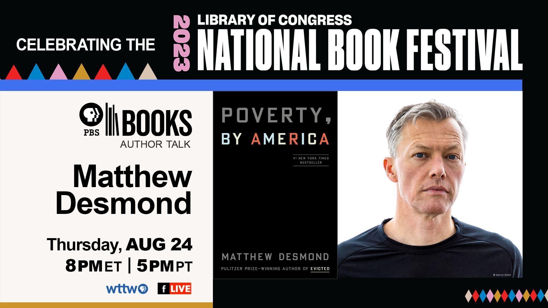 Author Talk: Matthew Desmond | PBS Books | THIRTEEN - New York Public Media