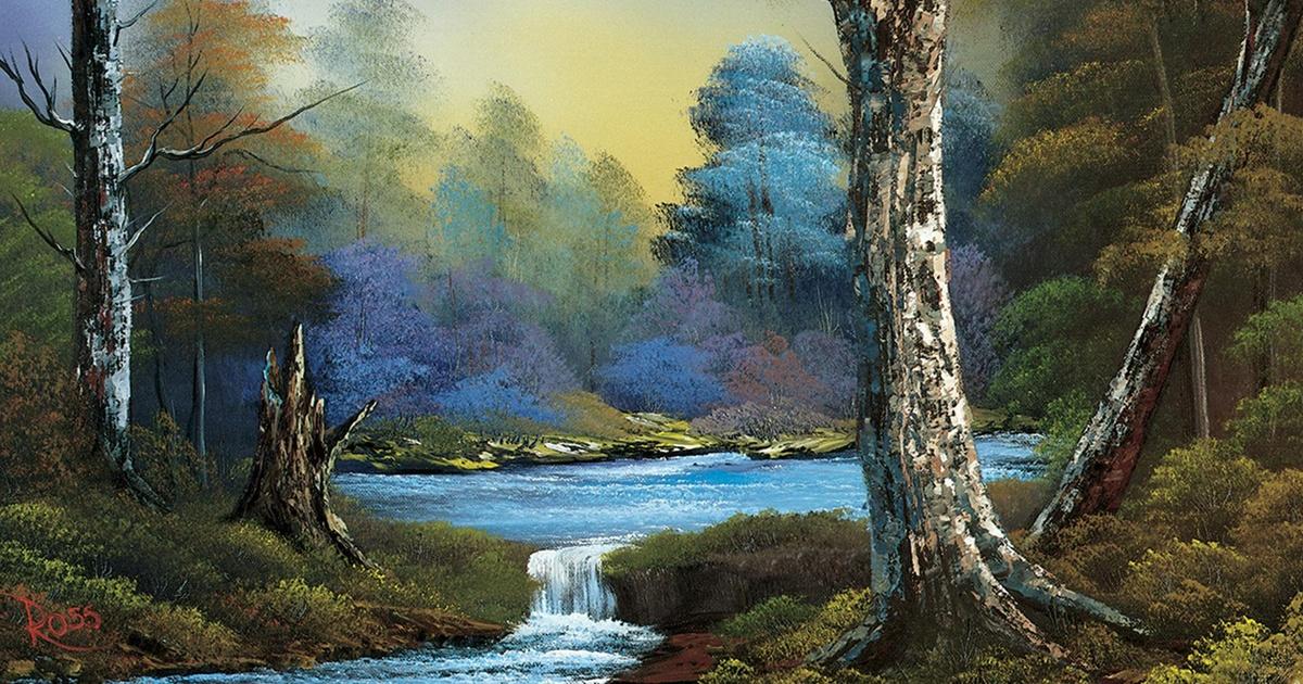 The Best of the Joy of Painting with Bob Ross | Dark Waterfall | Season ...