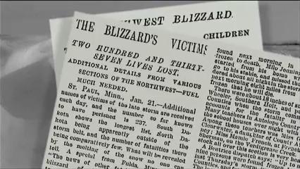Almanac - 1888 School Children's Blizzard - Twin Cities PBS