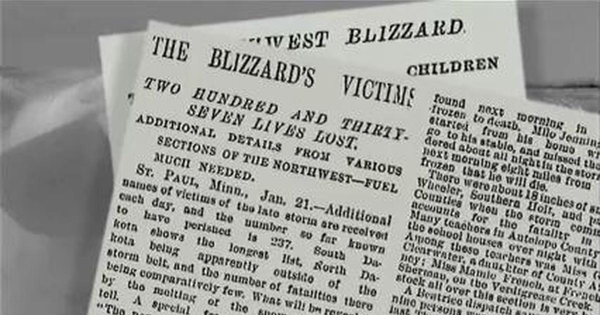 Almanac | 1888 School Children's Blizzard | Season 2012 | Episode 16 | PBS