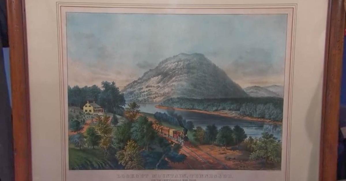 Antiques Roadshow | Appraisal: 1866 Currier & Ives Lookout Mountain Lithograph | Season 27 ...
