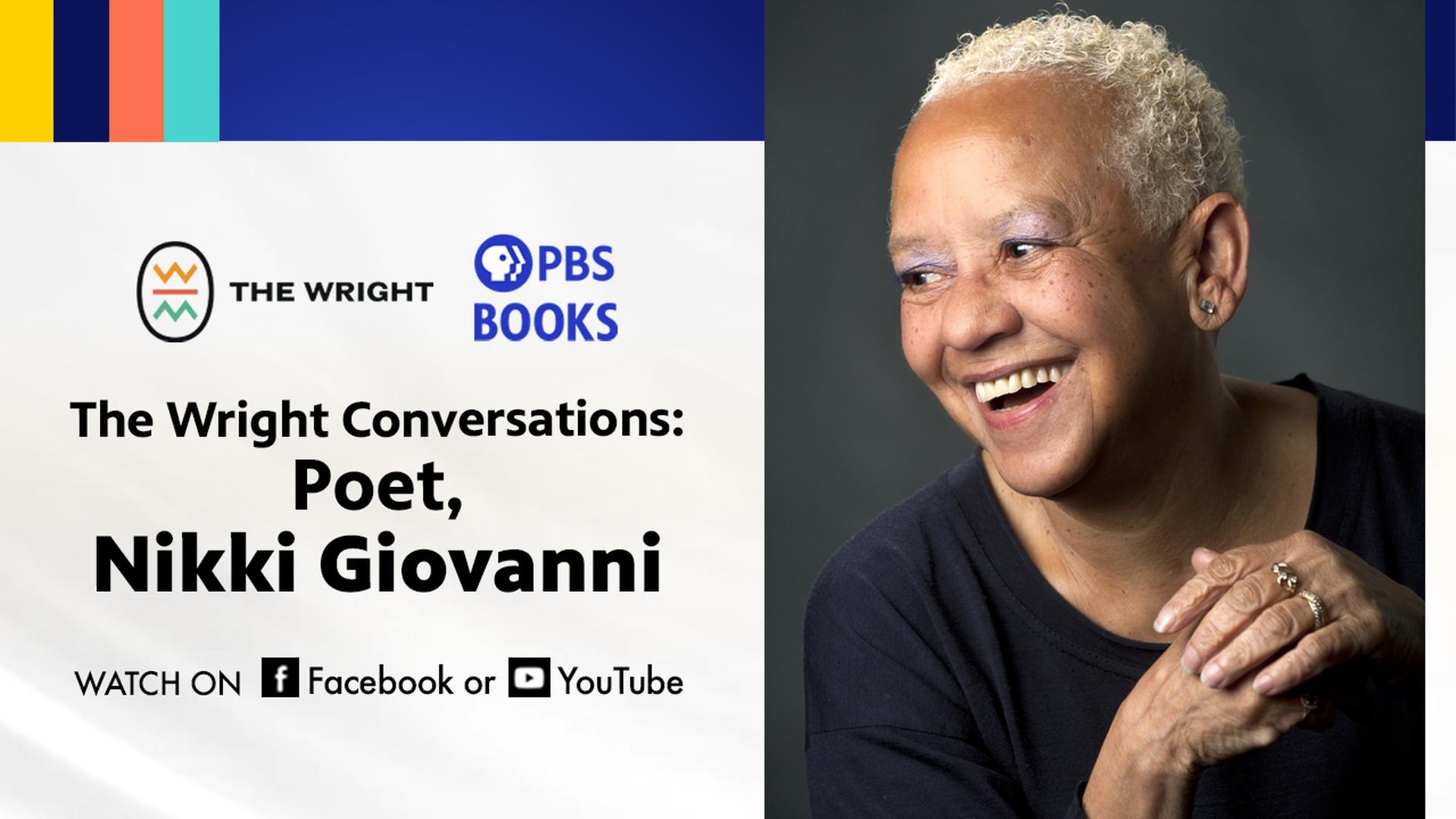 The Wright Conversations with Poet Nikki Giovanni | PBS Books | ALL ARTS