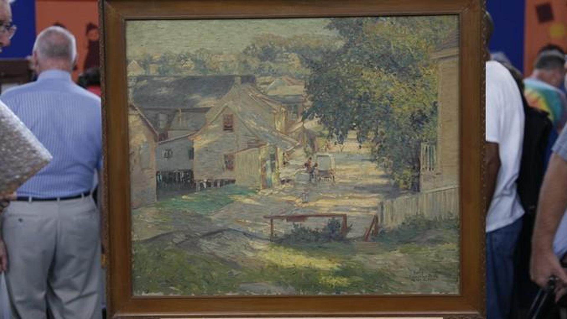 Appraisal: George W. Sotter Oil Painting | Antiques Roadshow | THIRTEEN ...