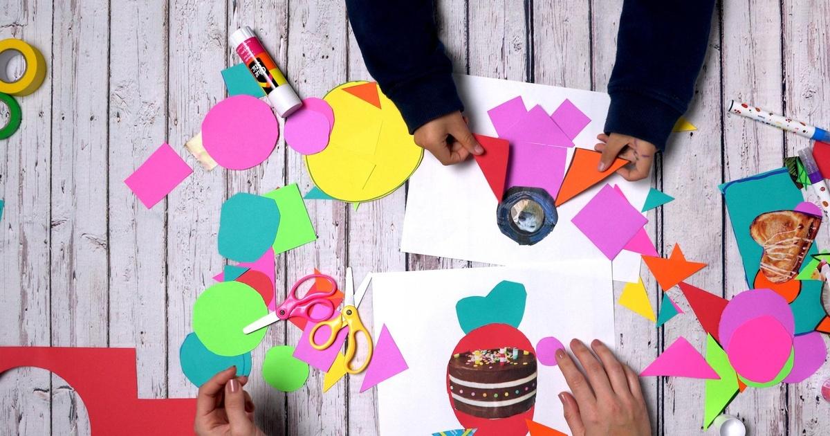 Family Math | Create Colorful Collages to Learn About Shapes | Season ...