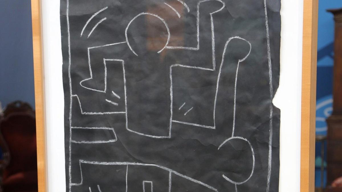 Appraisal: Keith Haring Subway Graffiti, ca. 1980 | Antiques Roadshow ...