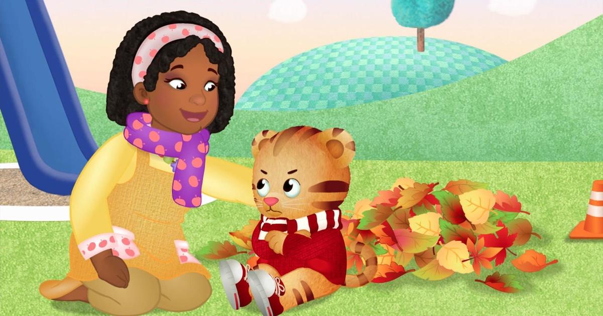 Daniel Tiger's Neighborhood | The Leaf Jump Game | PBS