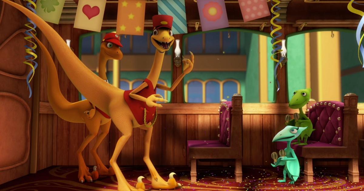Dinosaur Train | A Birthday Surprise for Mr. Conductor | Season 3 | PBS