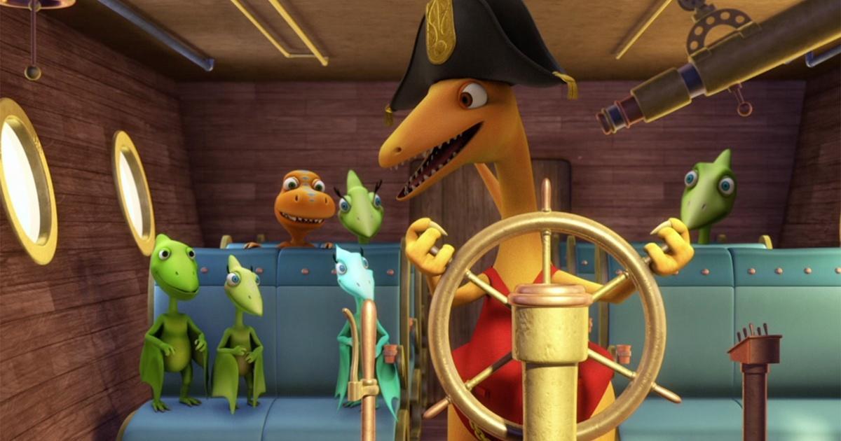 Dinosaur Train | Zeppelin Waterfall/Zeppelin: Atoll | Season 3 ...