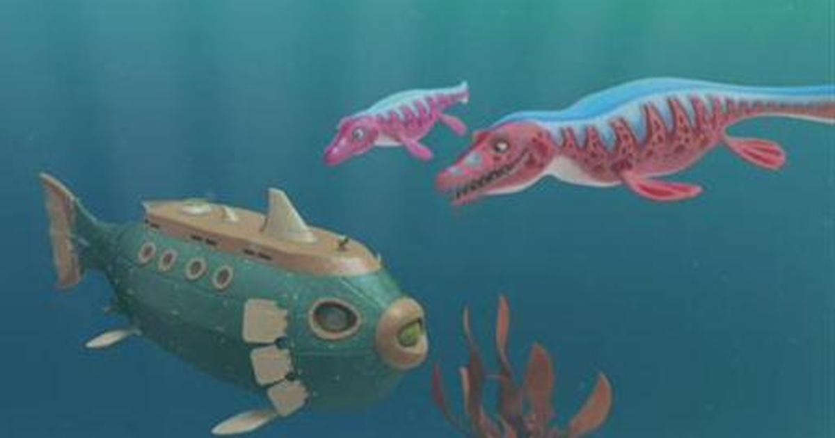 Dinosaur Train | Maisie Doesn't Like to Dive Deep | PBS