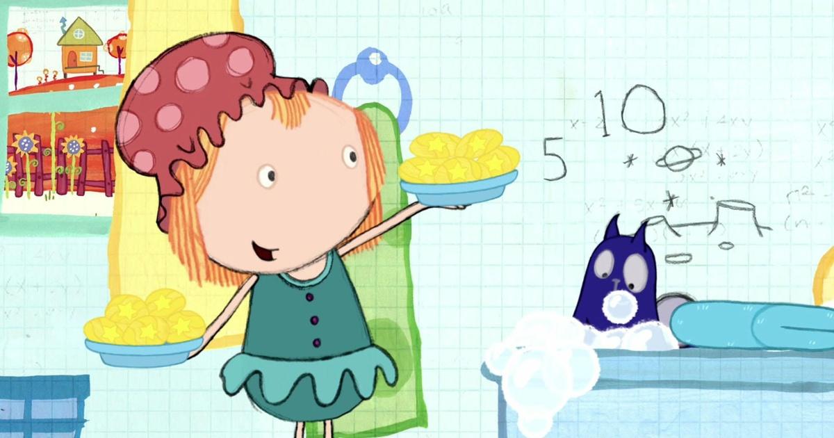 Peg + Cat | Math in the Bath - Star Swiper | Season 1 | PBS