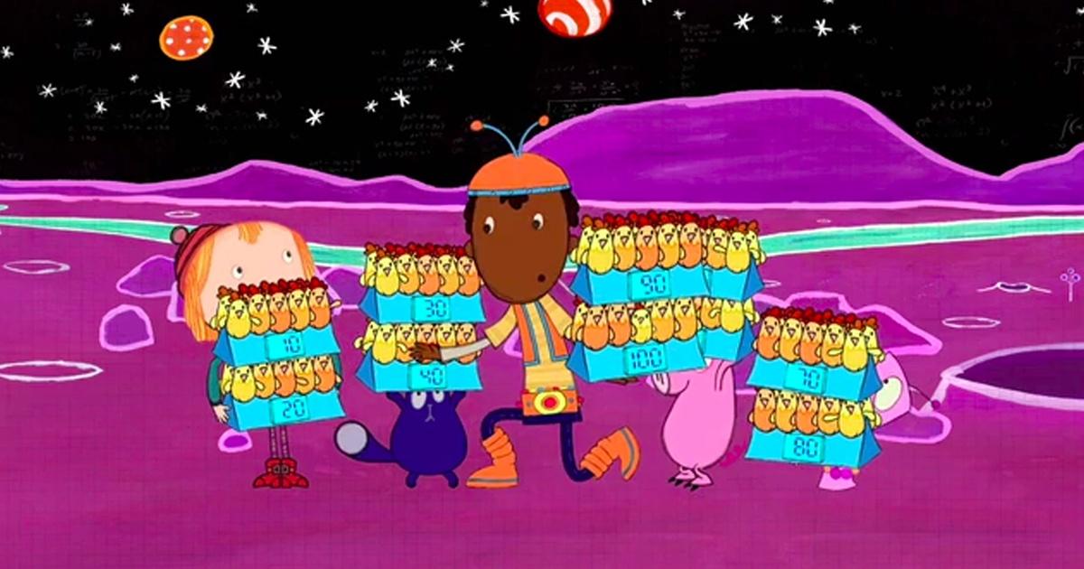 Peg + Cat | 100 Chickens on the Purple Planet | PBS