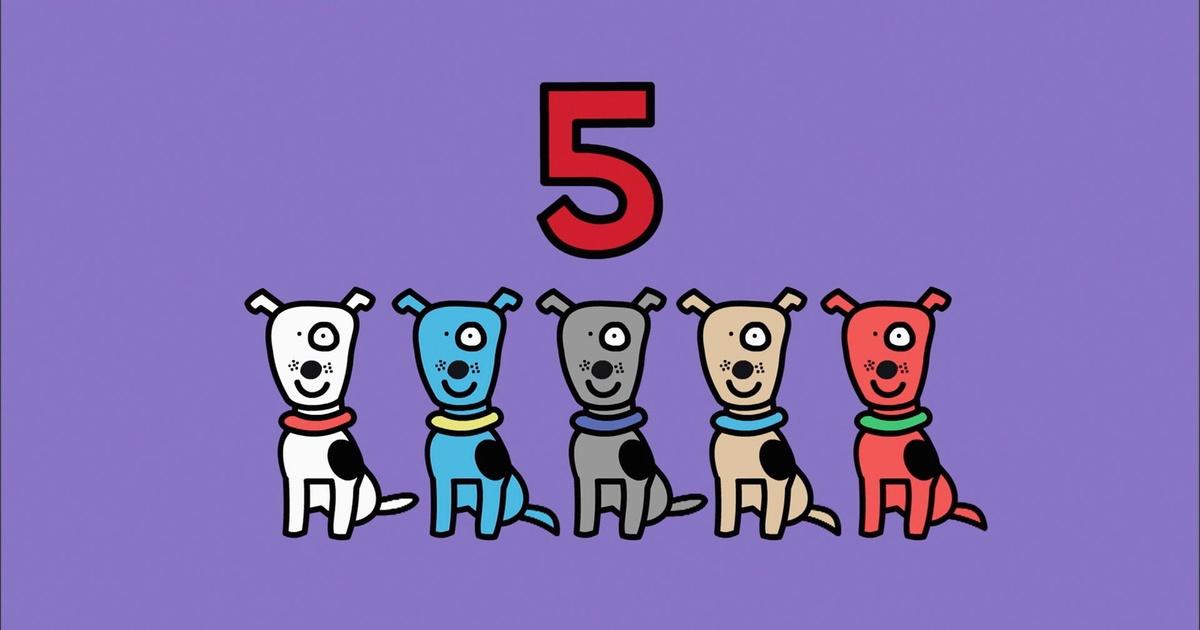 Sesame Street | 5 Dogs, 5 Bones | PBS