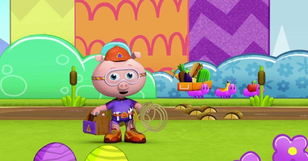 SUPER WHY! | Alpha Pig Gets Across the Mud | PBS SUPER WHY! | Alpha Pig Gets Across the Mud | PBS