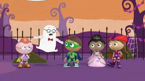 Super Why The Ghost Who Was Afraid Of Halloween Season 1 Episode