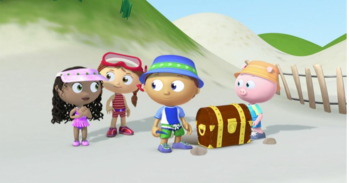 SUPER WHY! | Storybook Village Beach Party | Season 1 | PBS