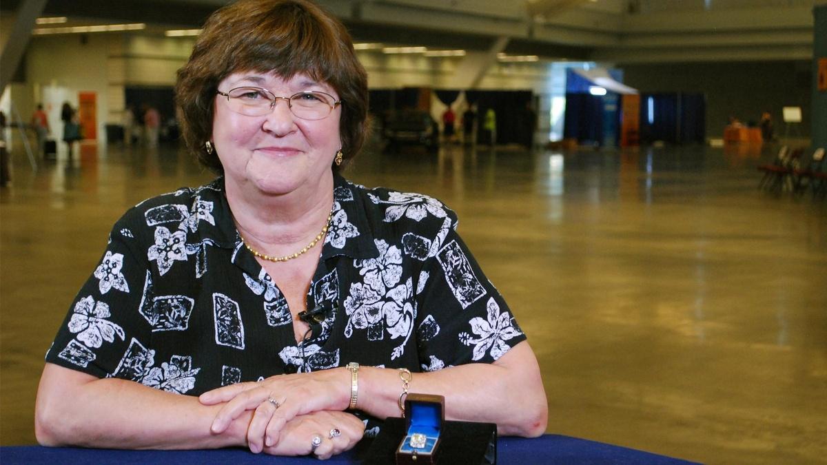Owner Interview: Yellow Mine Cut Diamond Ring | Antiques Roadshow ...