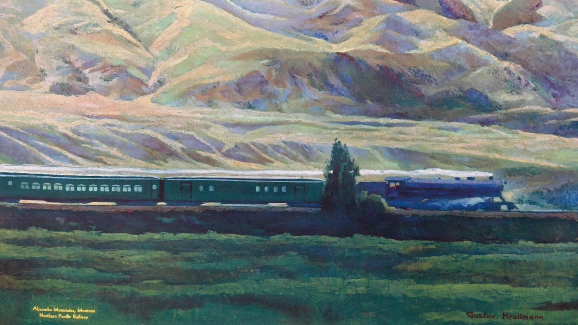 Appraisal: Northern Pacific Railway Poster, ca. 1930 | Antiques ...