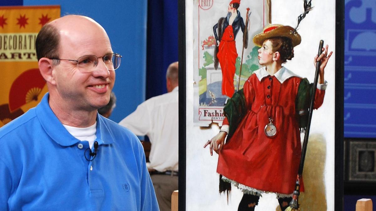 Owner Interview: 1919 Norman Rockwell Oil on Canvas | Antiques Roadshow ...