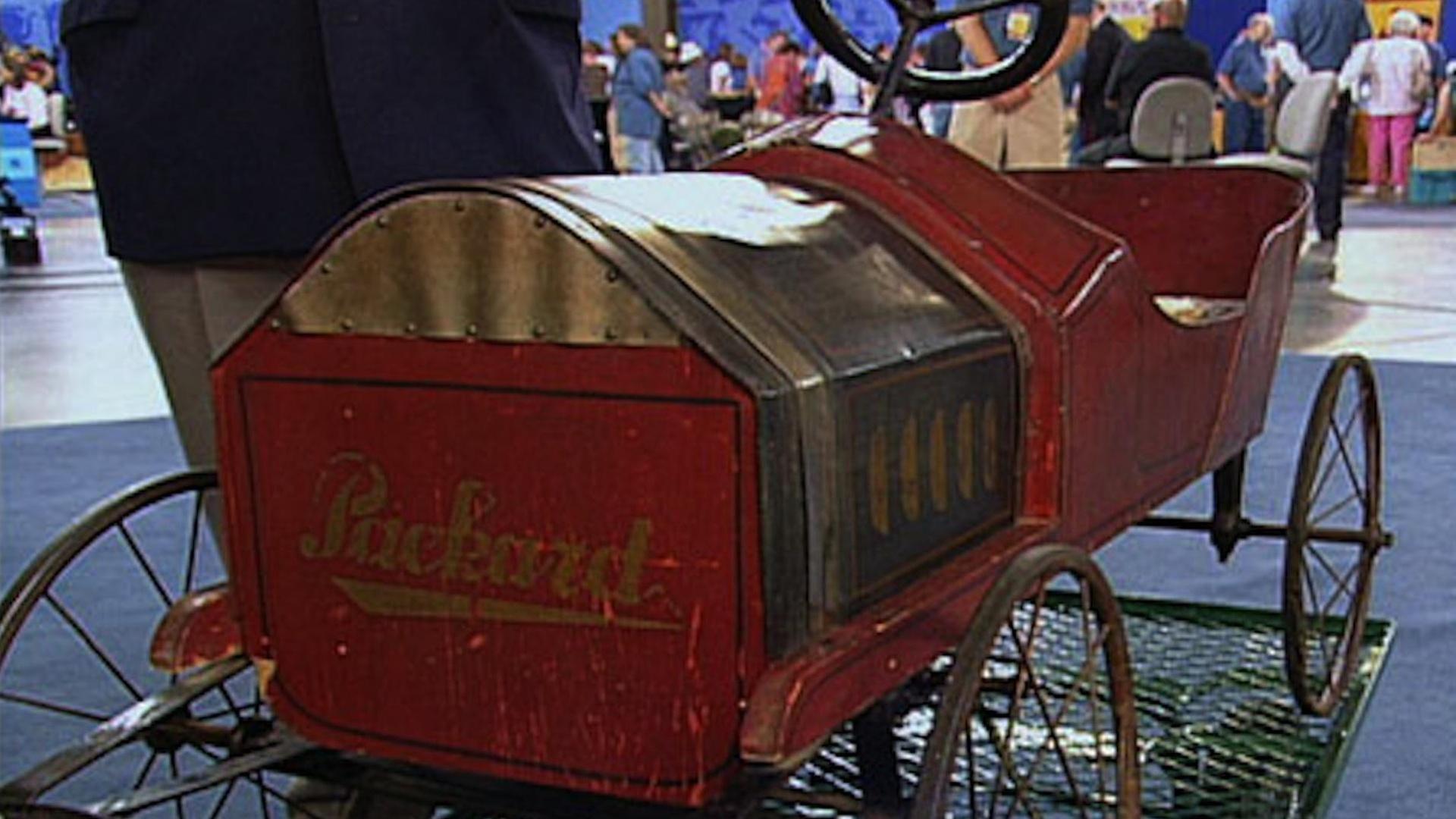 Bonus Appraisal: Pioneer Packard Toy Pedal Car | Antiques Roadshow ...