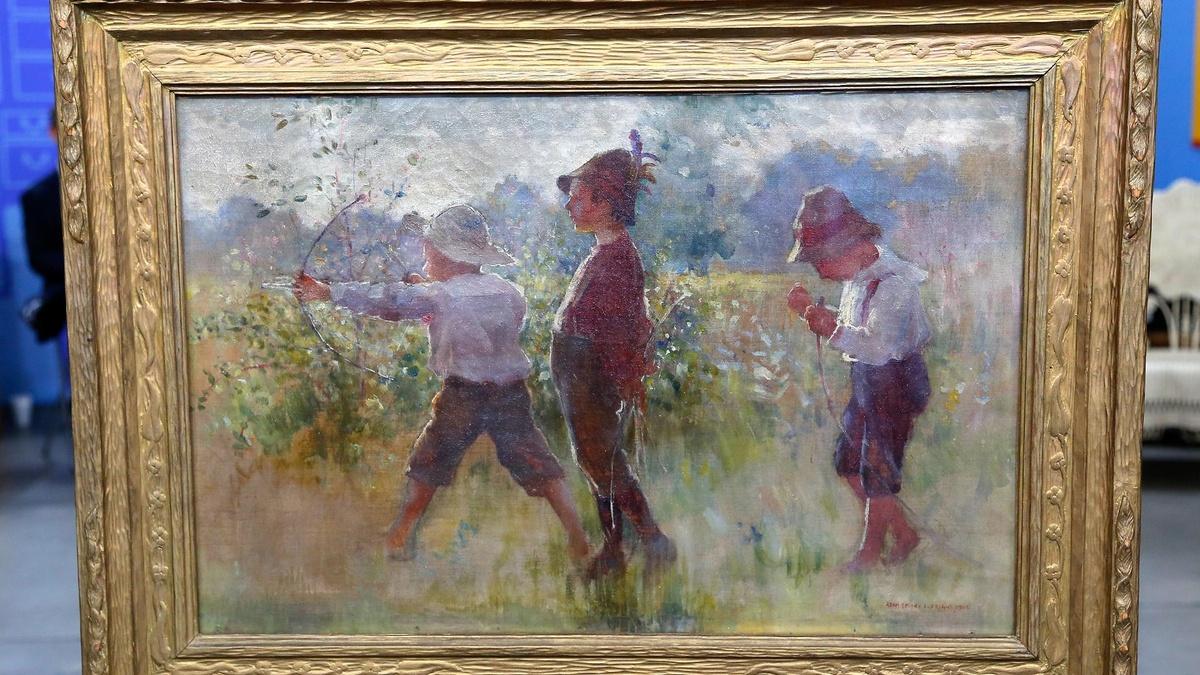 Appraisal: 1902 Adam Emory Albright Oil Painting | Antiques Roadshow ...
