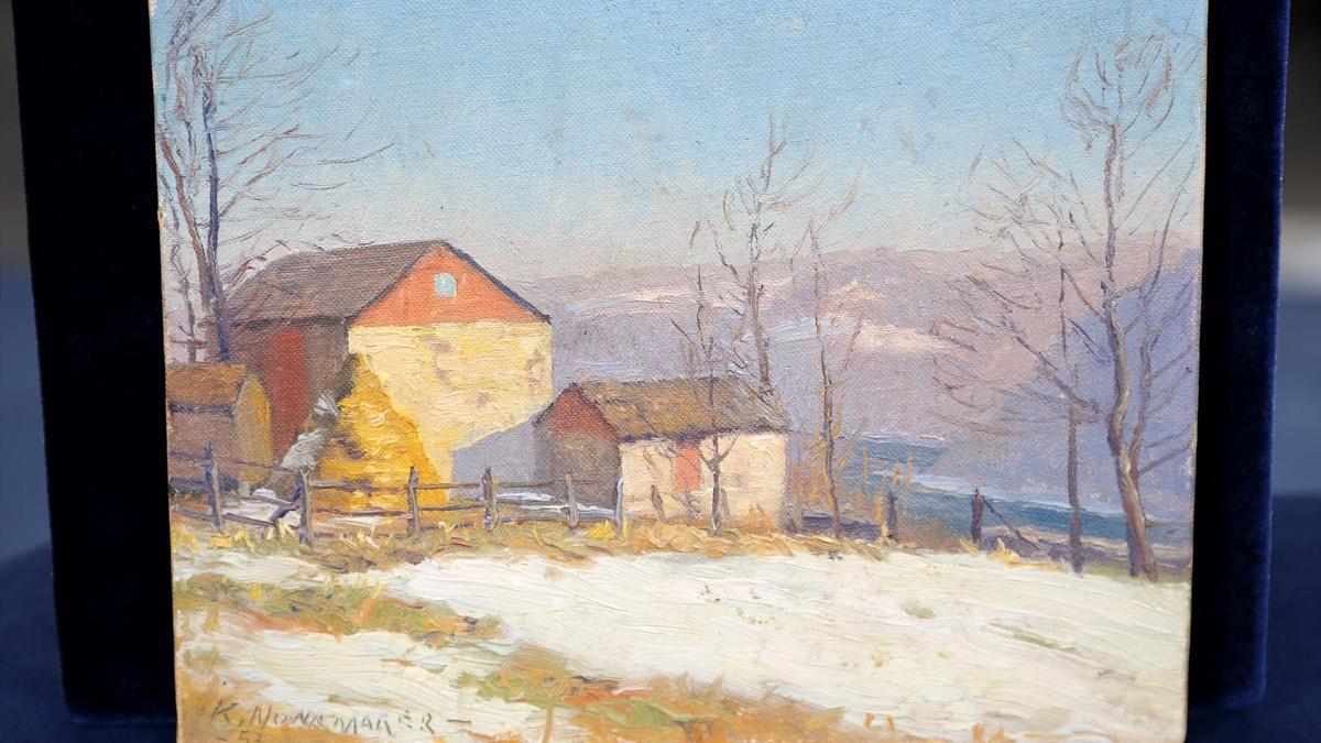 Appraisal: 1953 "Bill's Place" Oil by Kenneth Nunamaker | Antiques ...