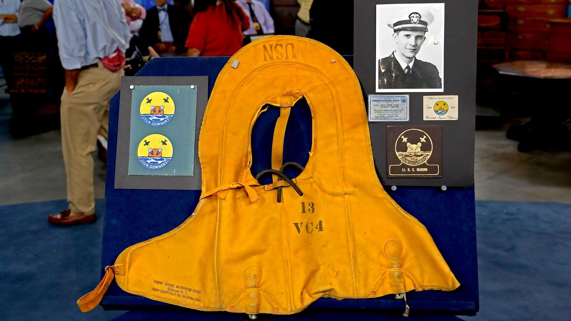 Appraisal: World War II US Navy Life Vest & Insignia | Antiques ...
