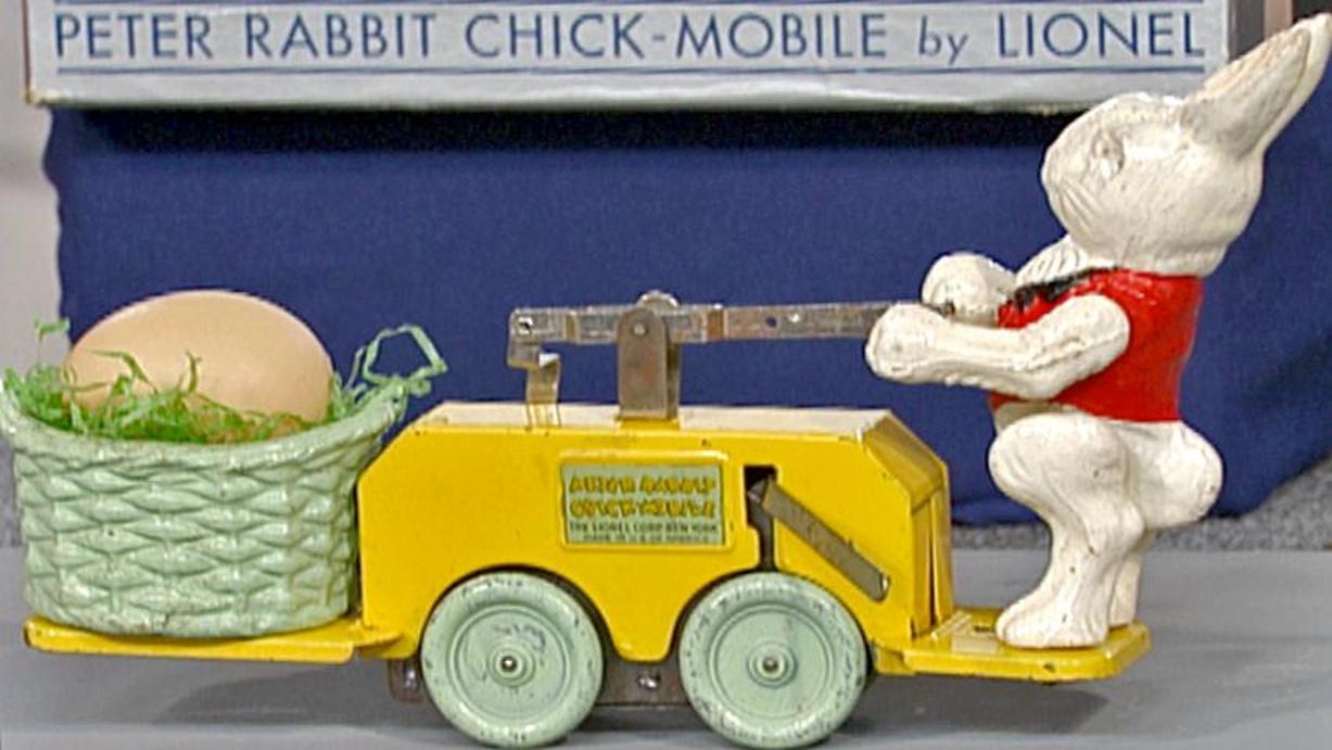 Appraisal: 1936 Peter Rabbit Handcar with Box | Watch on PBS Wisconsin