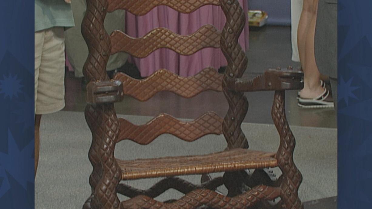 Appraisal: Chester Cornett Rocker, ca. 1975 | Watch on PBS Wisconsin