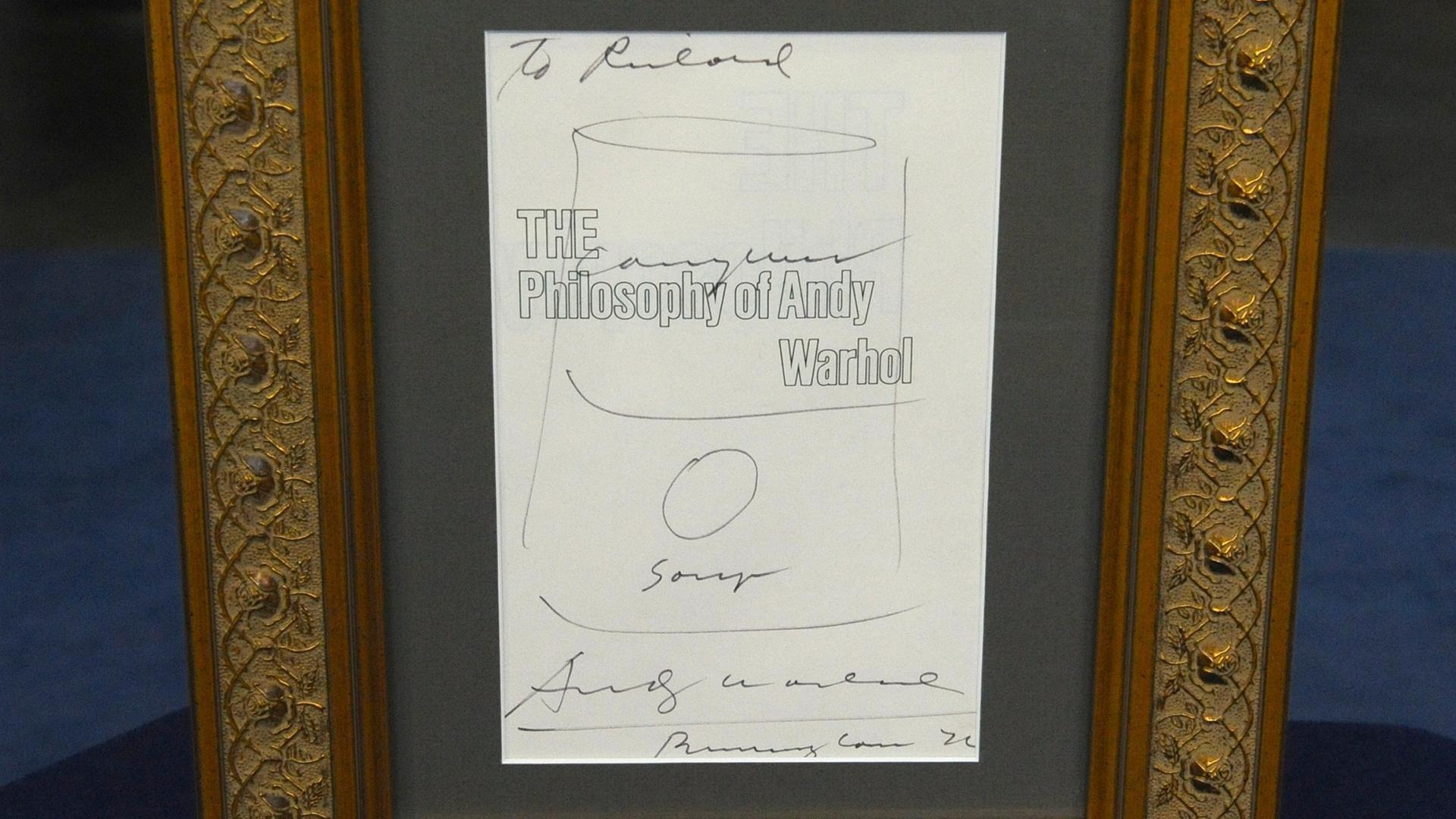Appraisal: 1976 Andy Warhol Illustrated Title Page | Antiques Roadshow ...