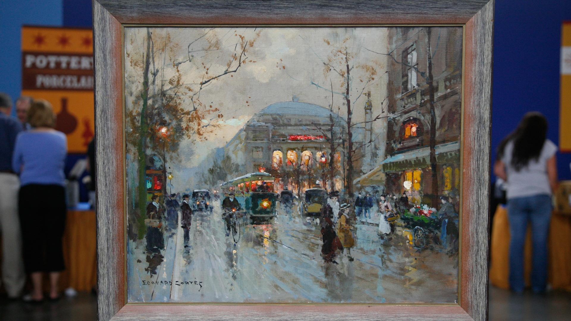 Appraisal: 1959 Édouard Cortès Oil Painting | Antiques Roadshow ...